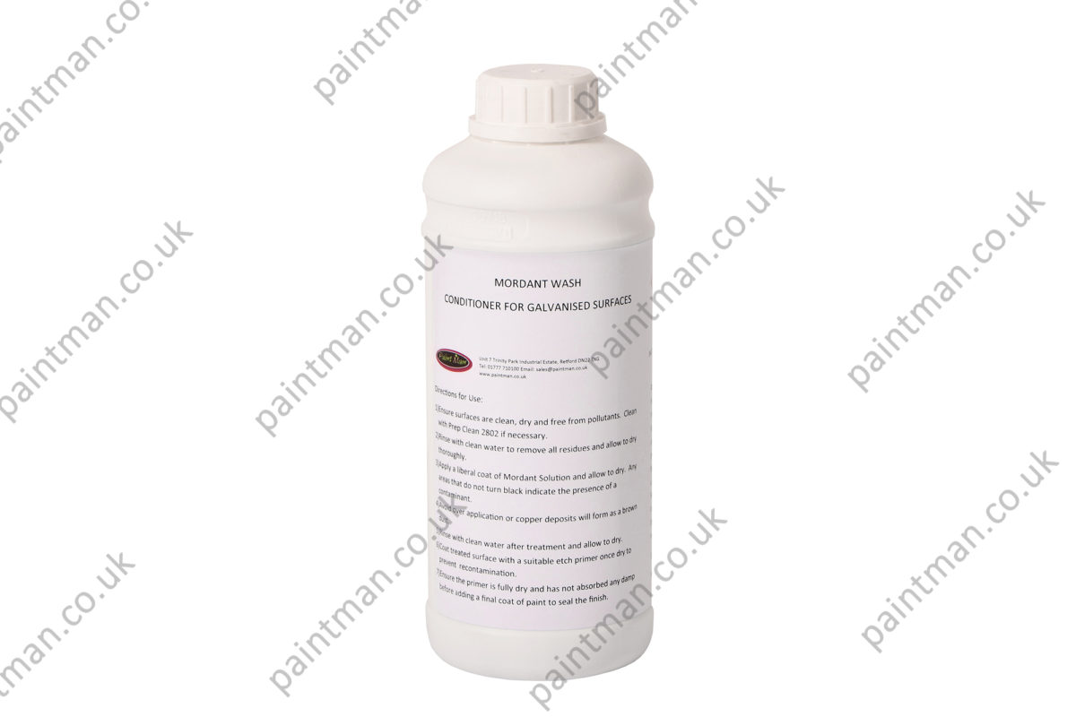 Mordant T Wash Solution - etching Galvanised Steel - Paintman Paint
